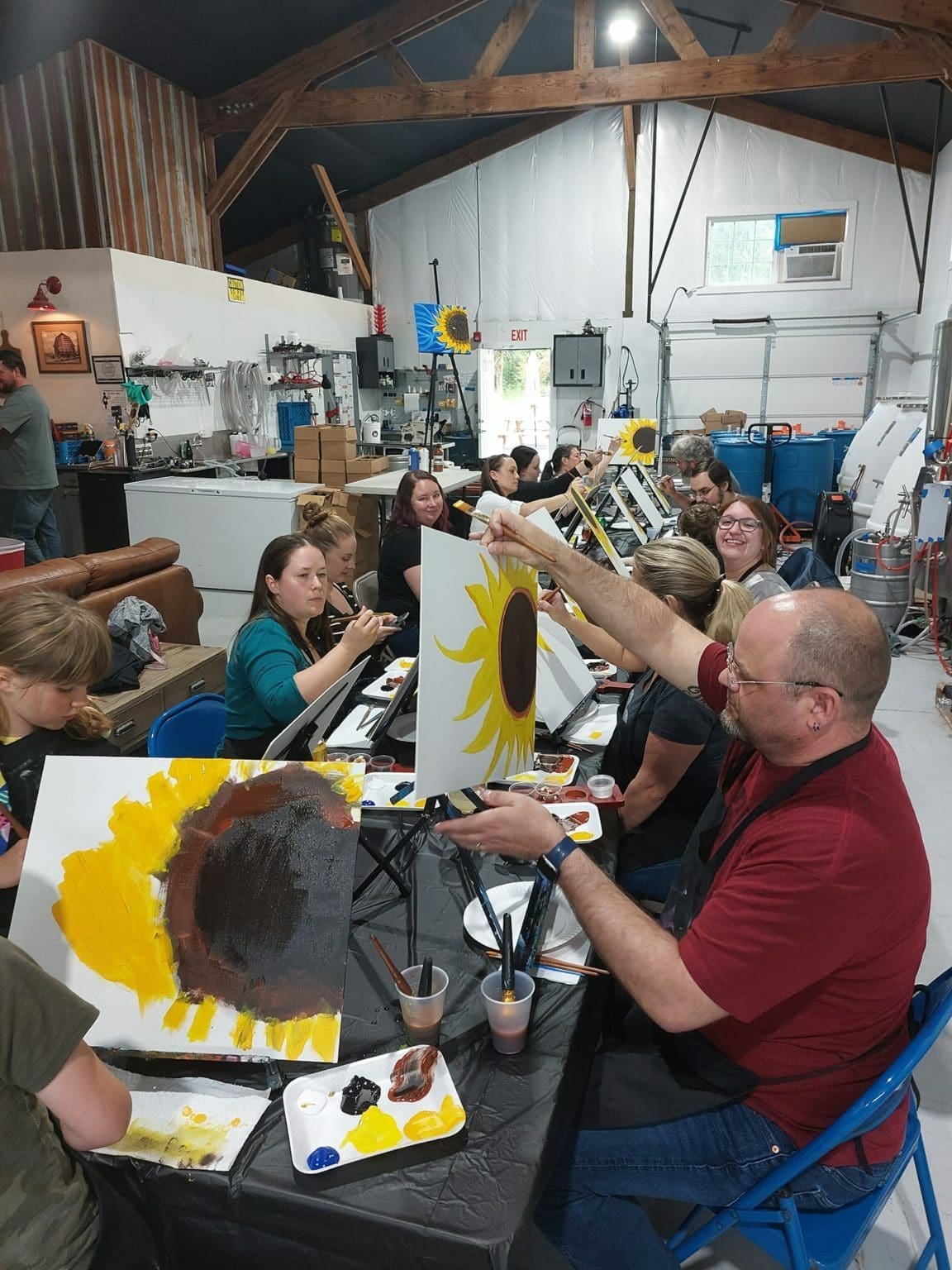 Paint-Parties at Salt Creek Cider House in Dallas - Every Fourth Friday ...